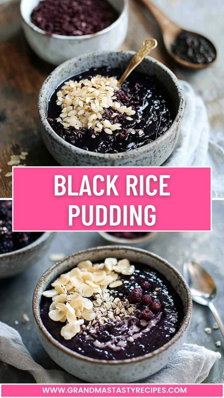 Black Rice Pudding - Grandma's Tasty Recipes