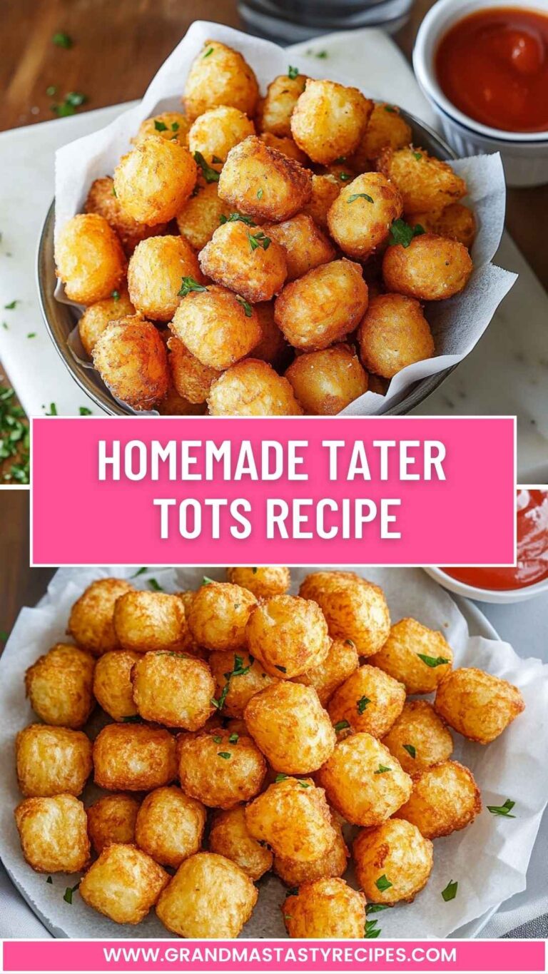 Homemade Tater Tots Recipe - Grandma's Tasty Recipes