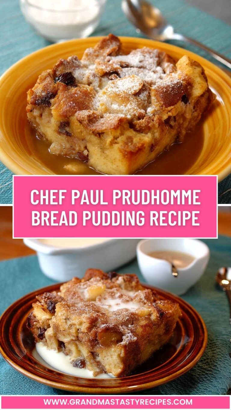 Chef Paul Prudhomme Bread Pudding Recipe - Grandma's Tasty Recipes