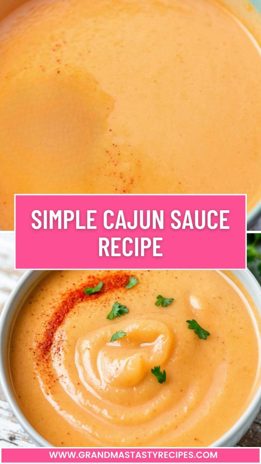 Simple Cajun Sauce Recipe