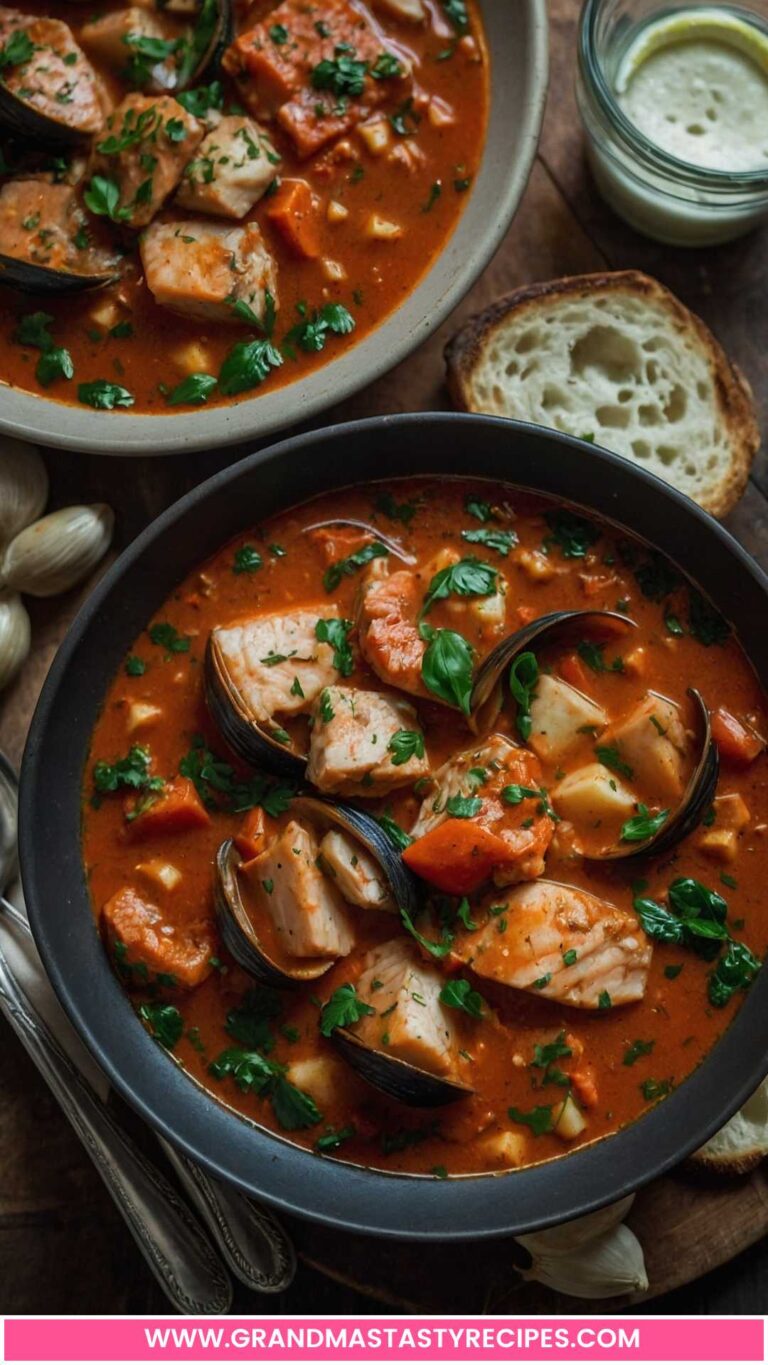 Italian Fish Stew - Grandma's Tasty Recipes